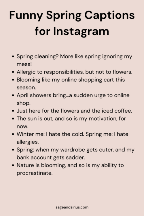 75+ Spring Quotes for Vision Boards and Instagram - Sage and Sirius