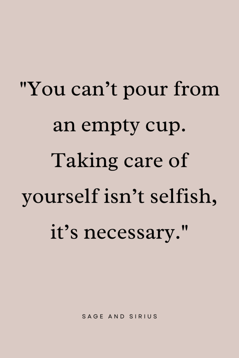 9 Self-Care Ideas For A Healthy Work-Life Balance - Sage and Sirius